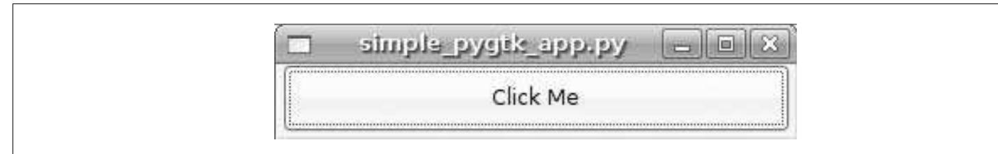 -1. simple pygtk app—before clicking the button since we