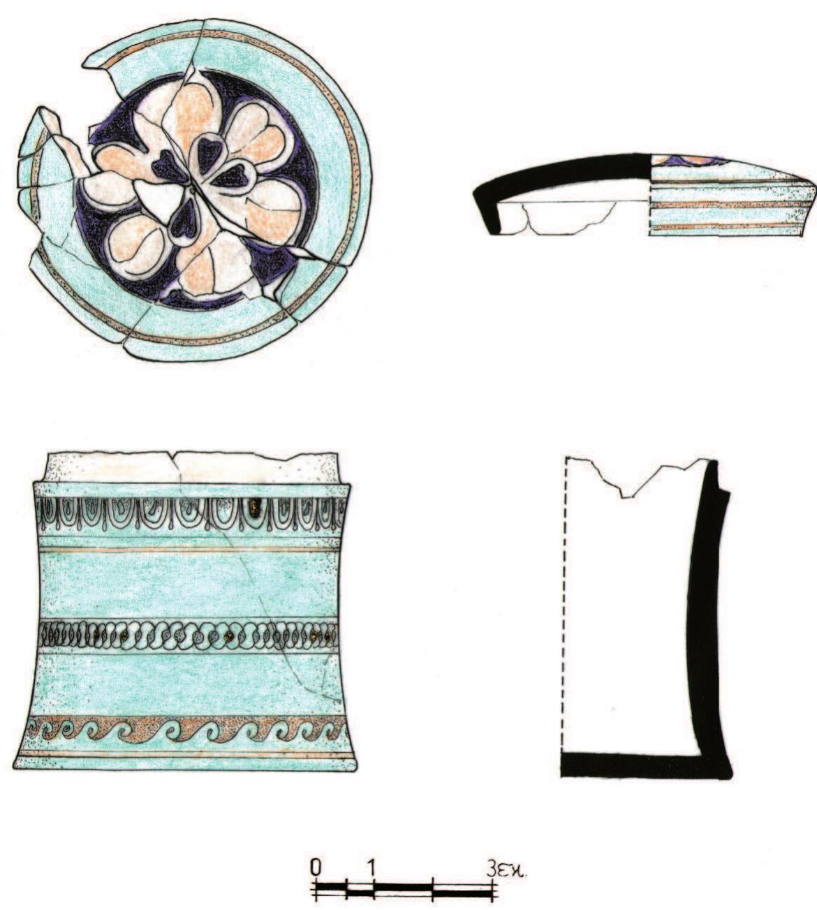 Drawing of pyxis shown in figure 7. (drawing: despoina