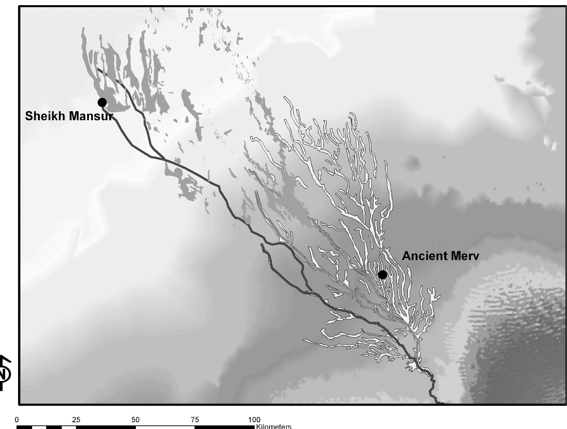 1 the murghab delta: simplified general map of natural