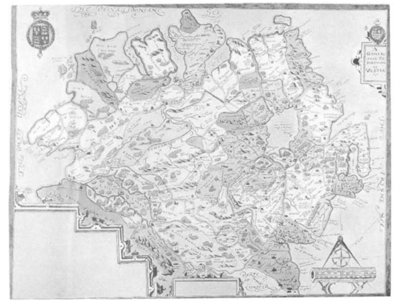 Geo-power. richard bartlett’s 1602 map of ulster. by kind