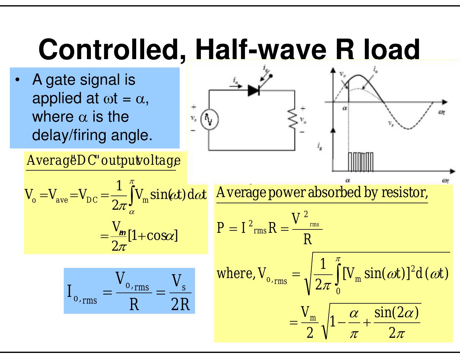 Pdf Single Phase Controlled Rectifiers