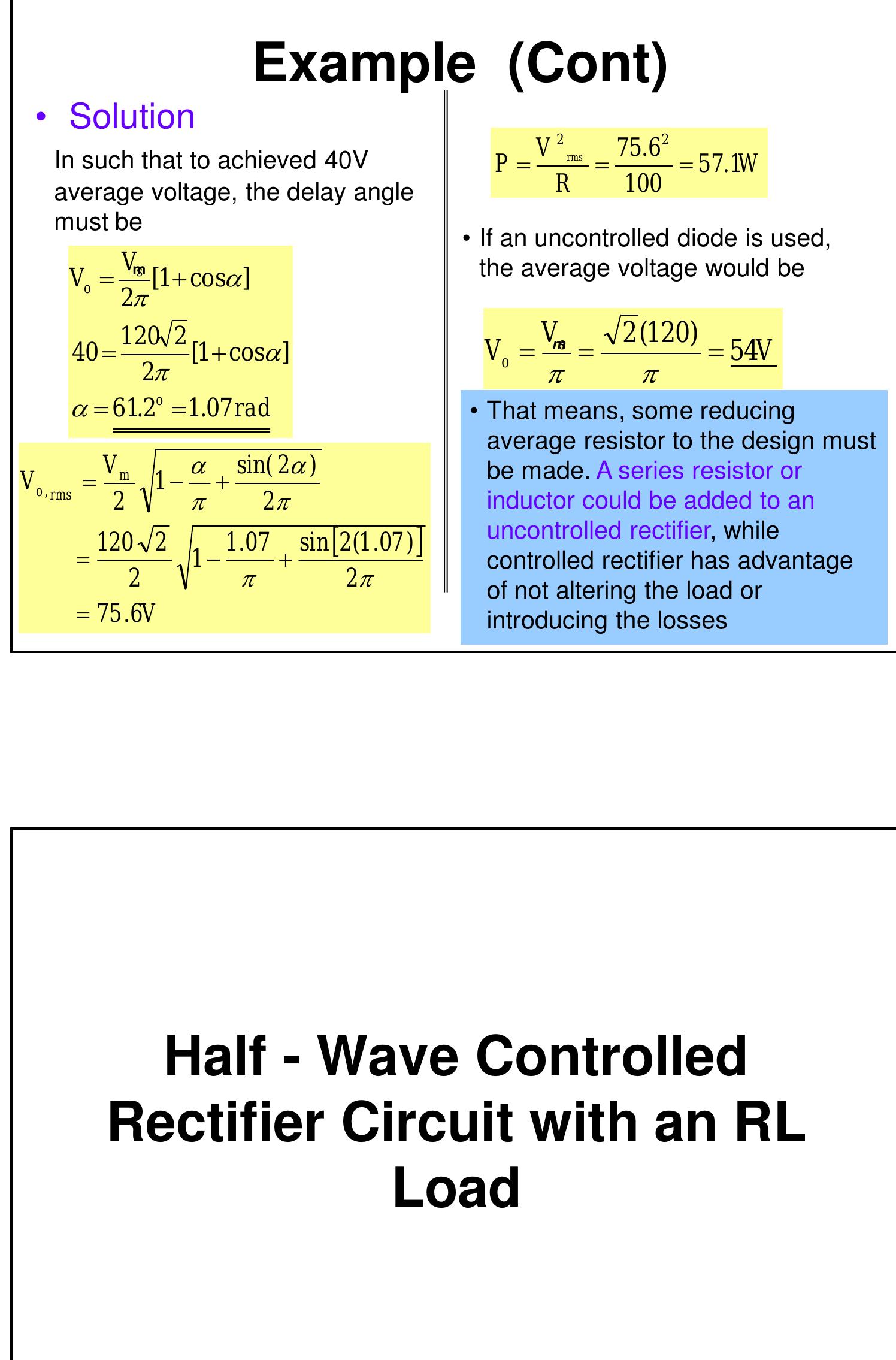 Pdf Single Phase Controlled Rectifiers