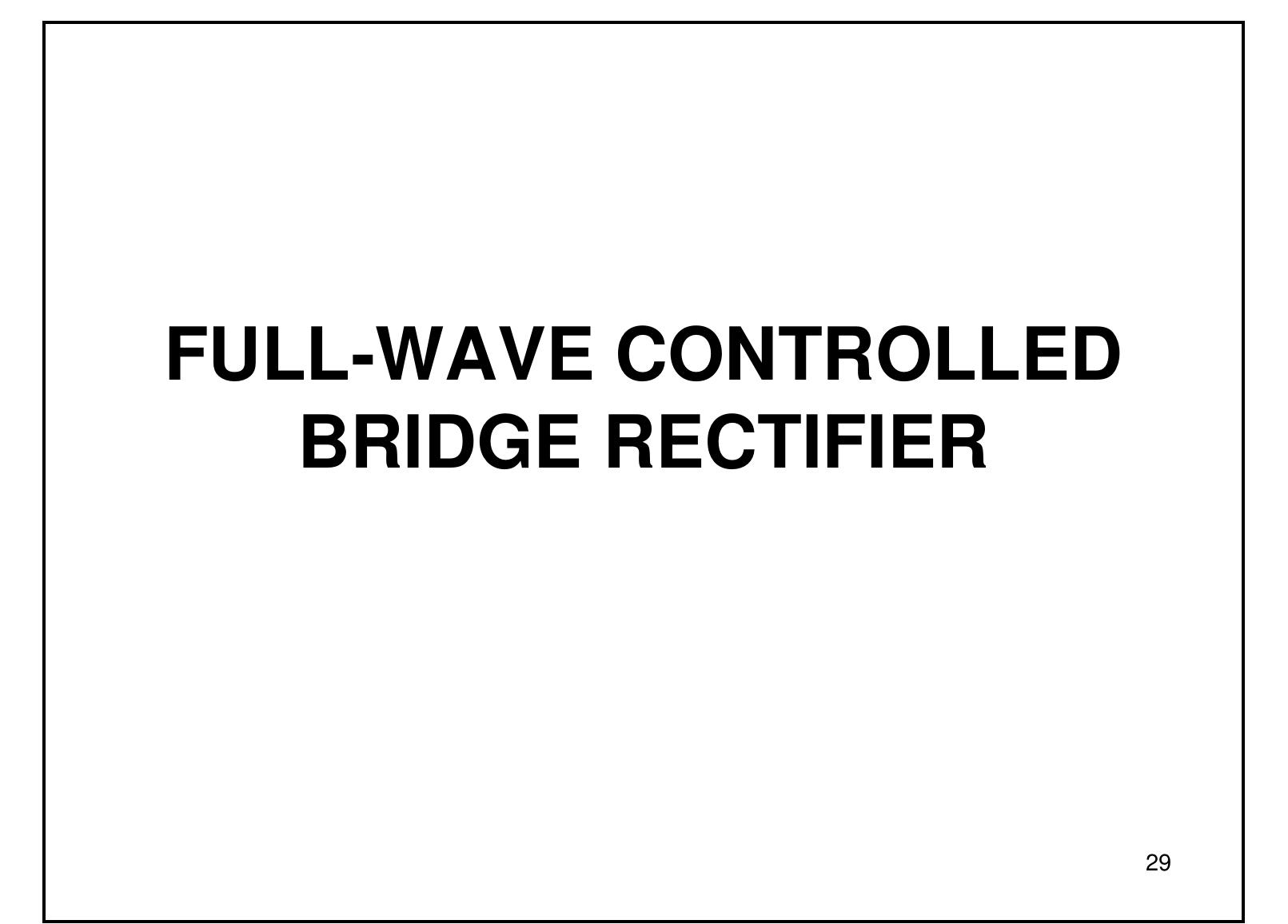 Pdf Single Phase Controlled Rectifiers