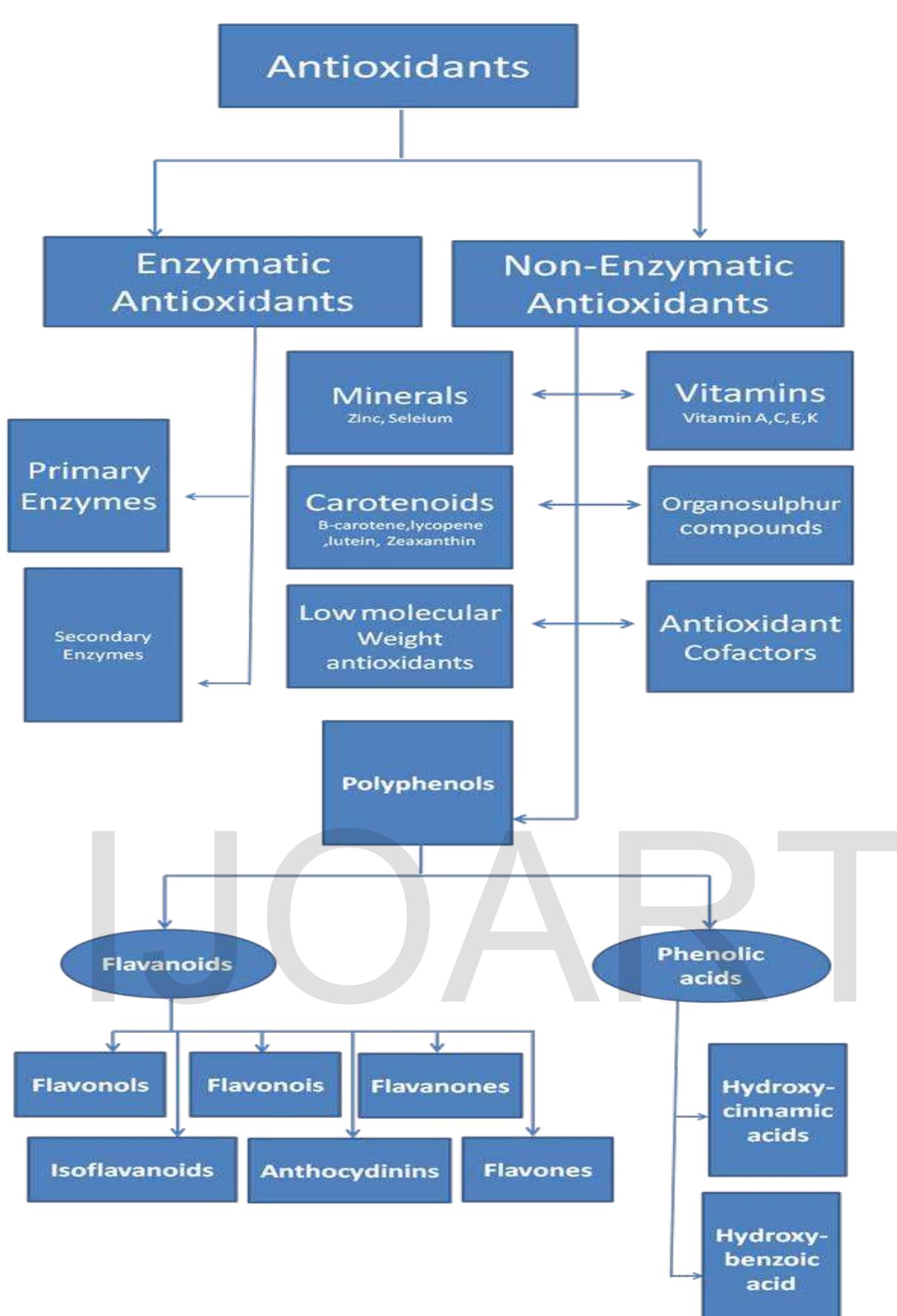 Flow chart showing classification of enzymatic and