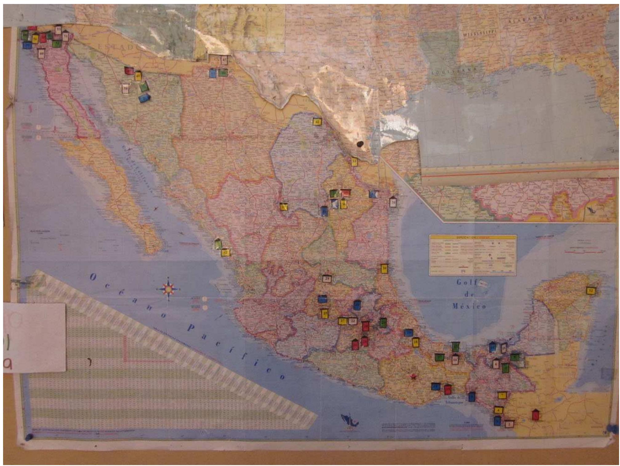 A map of migrant shelters helps people navigate their