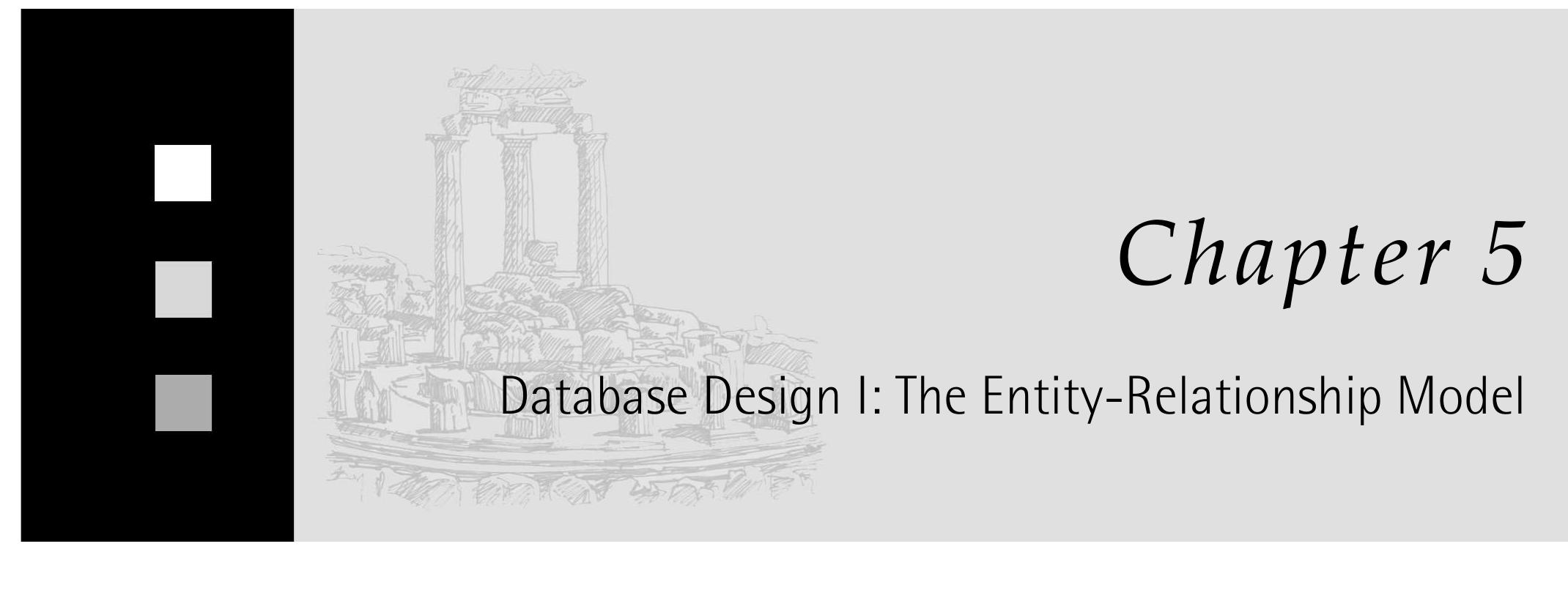 Figure 1 - Database Design I: The Entity-Relationship Model