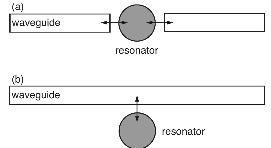 Typical resonant structures. schematic setup for (a) a
