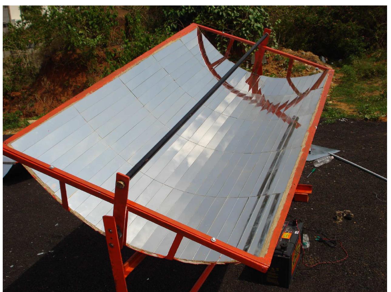 Final setup of mirror type sptc assembly