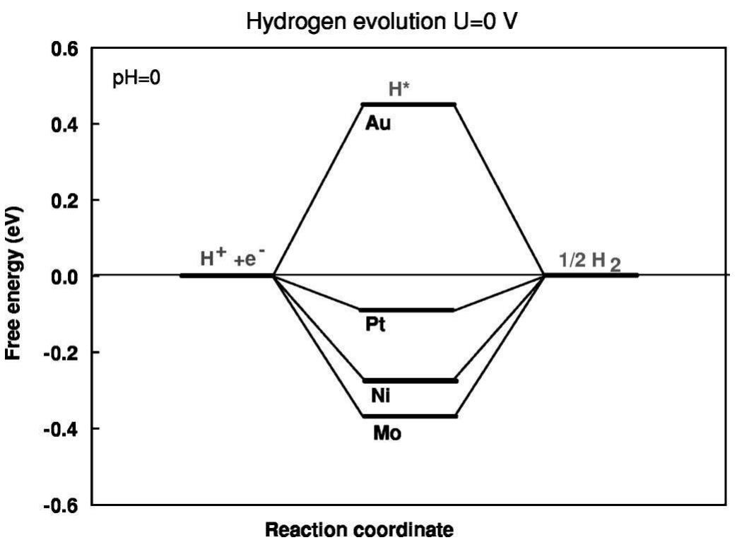 Figure 2 - from Trends in the Exchange Current for Hydrogen