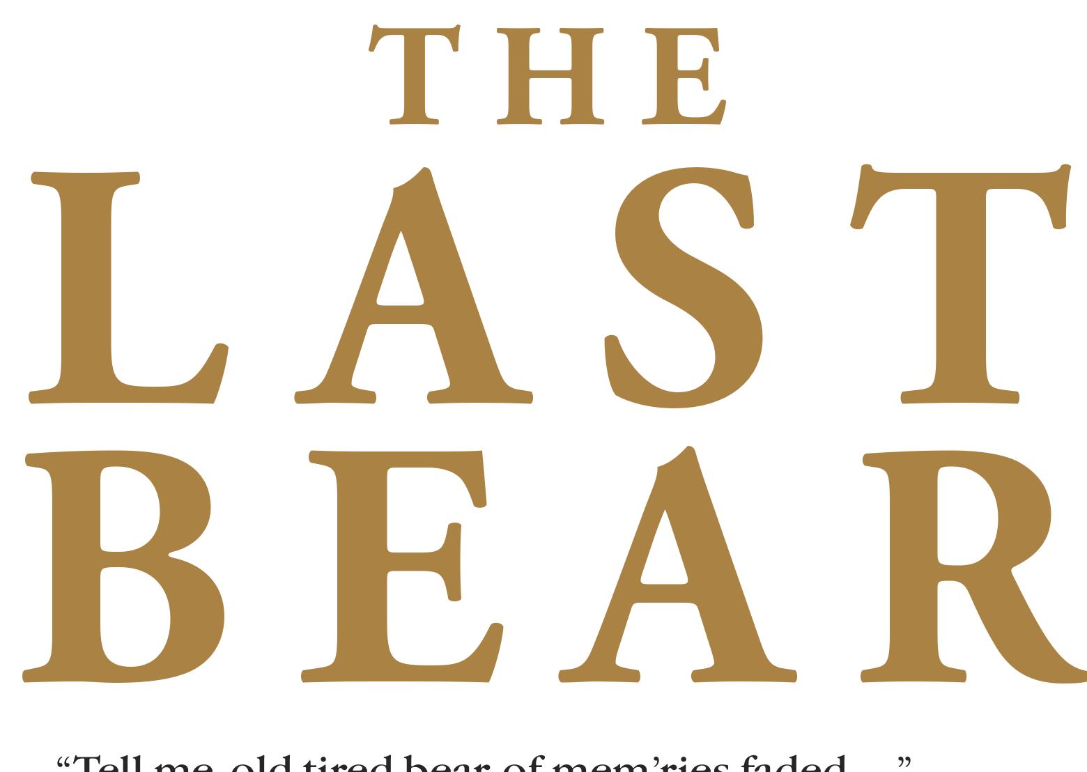 (PDF) The Last Bear