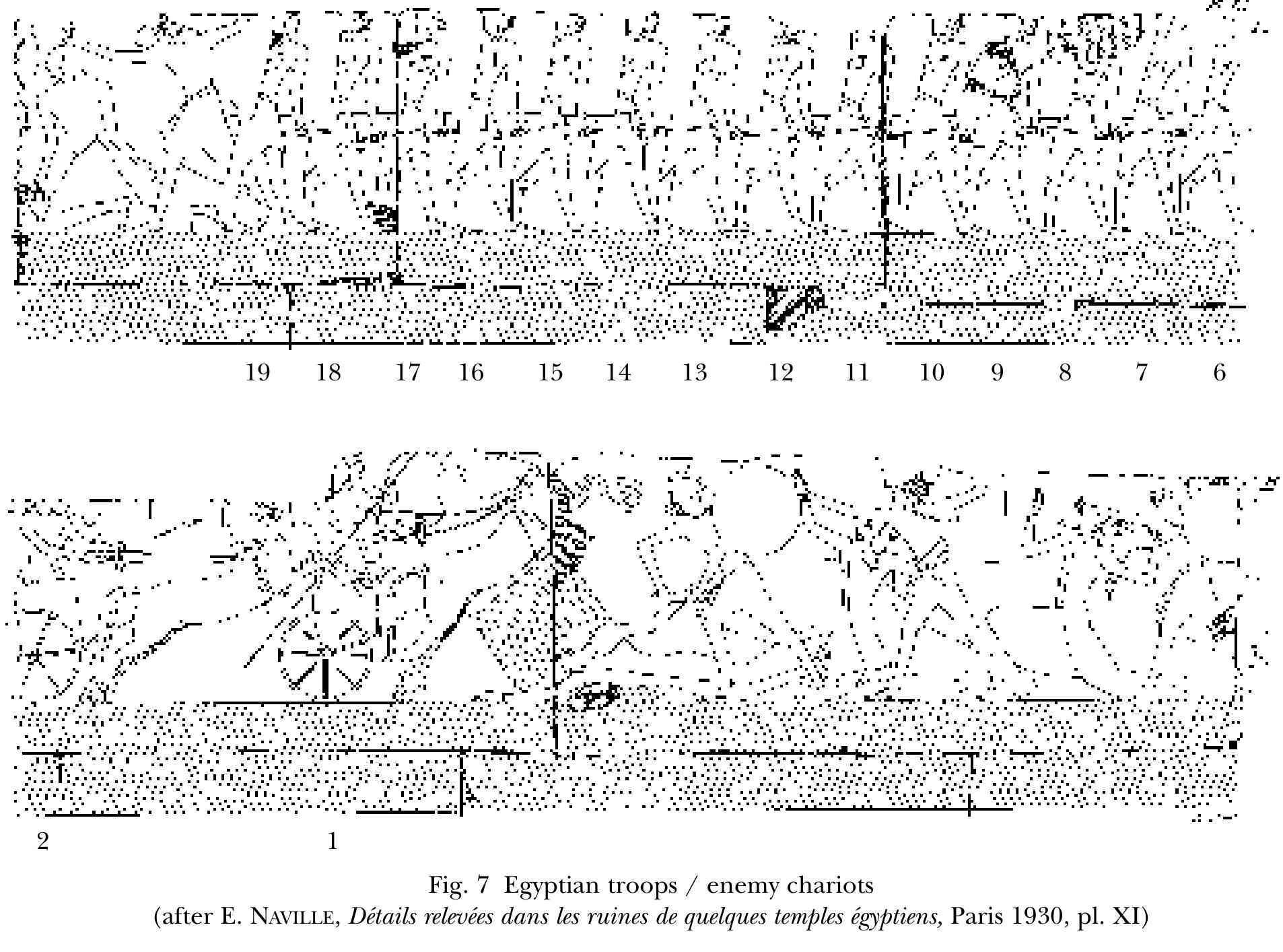 Figure 8 - The Battle of Kadesh: The Chariot Frieze at