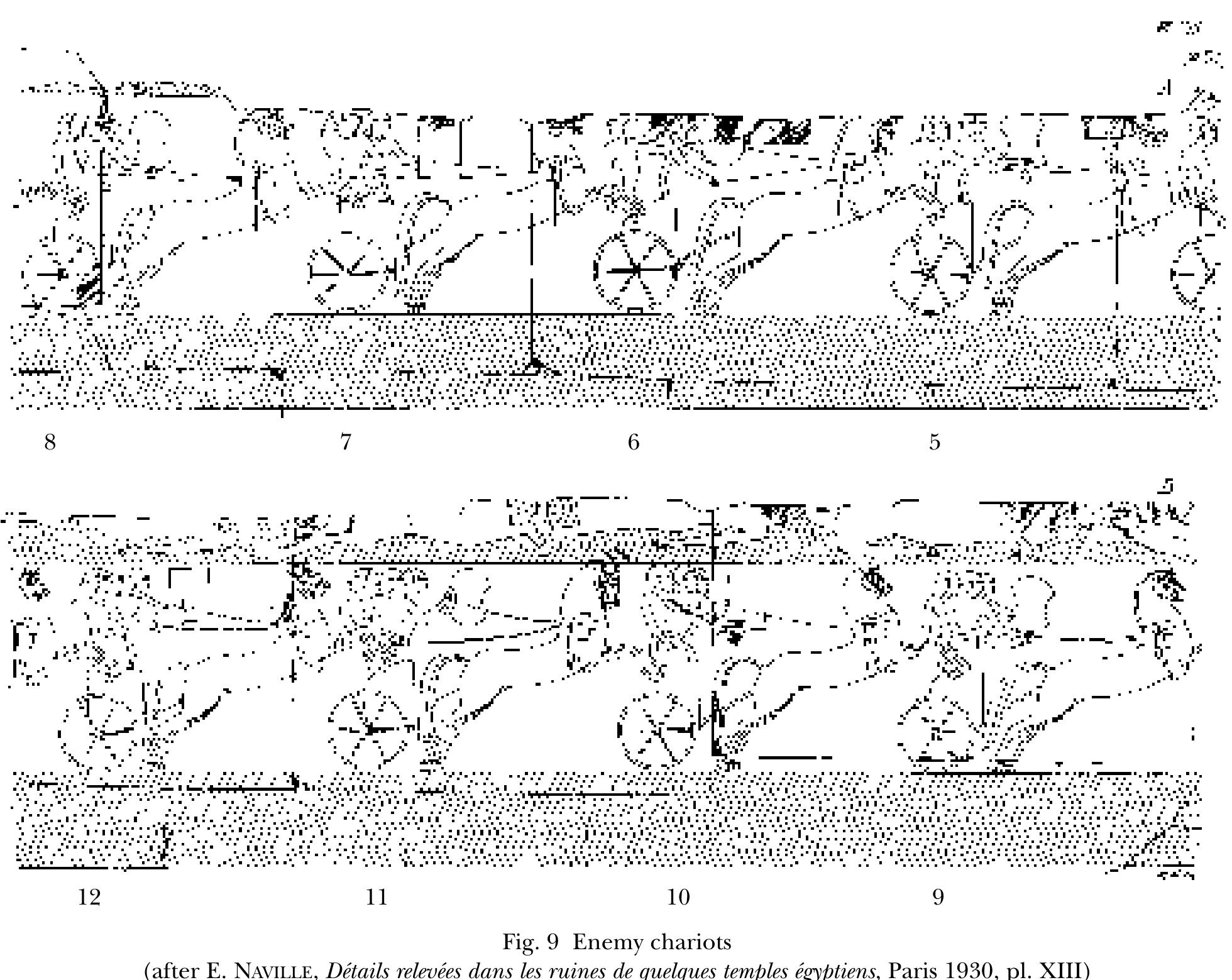 Figure 10 - The Battle of Kadesh: The Chariot Frieze at