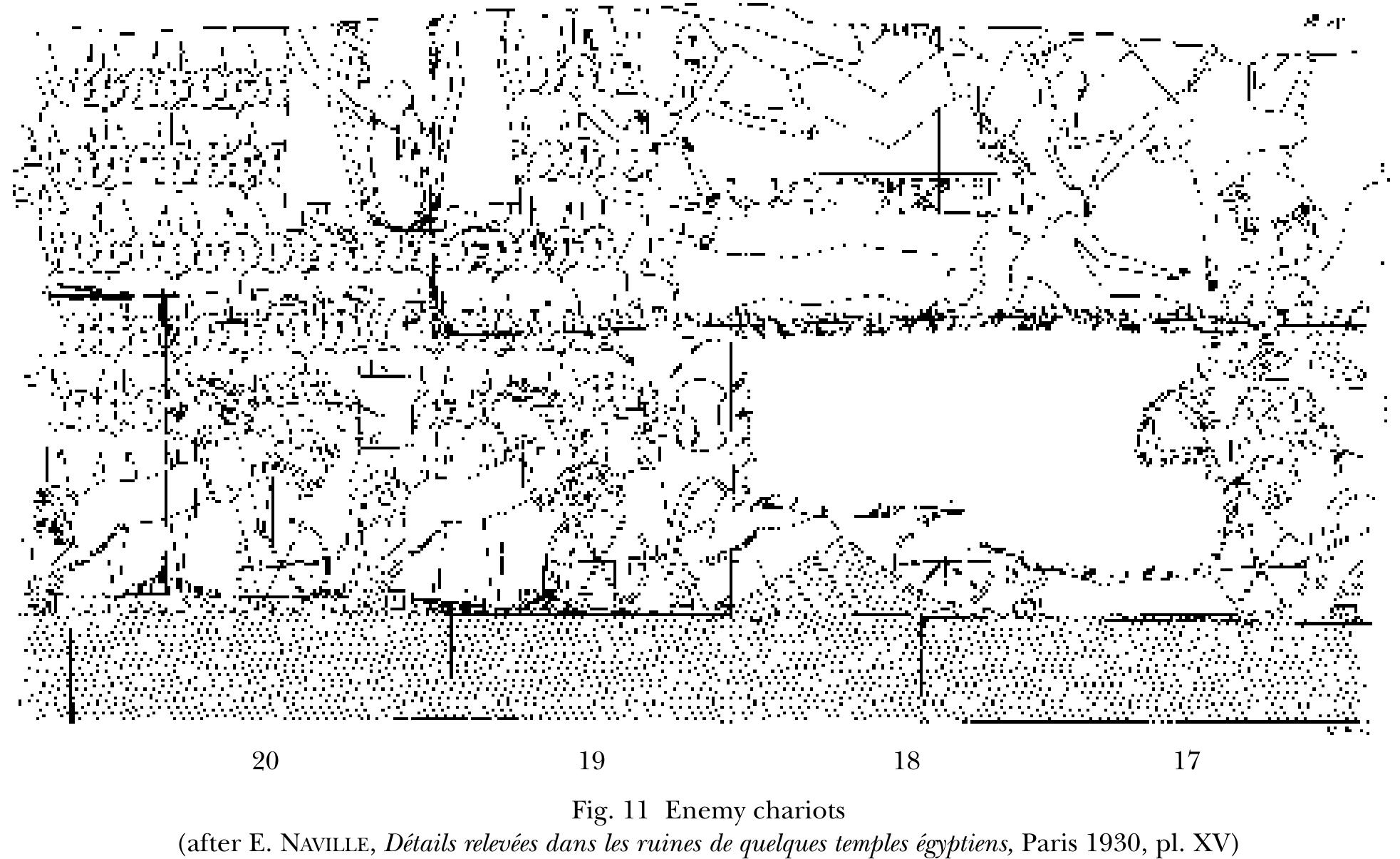 Figure 12 - The Battle of Kadesh: The Chariot Frieze at