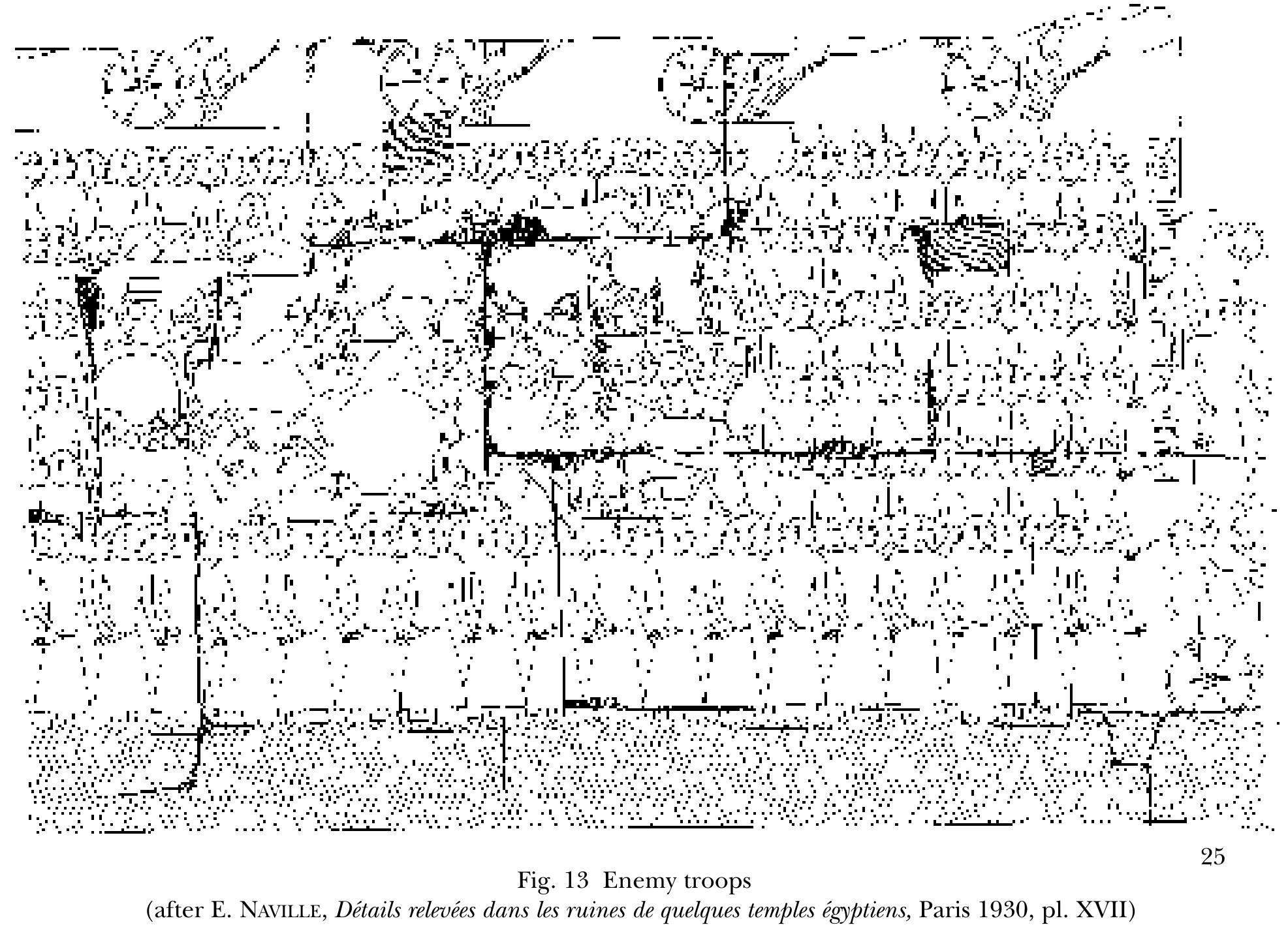 Figure 14 - The Battle of Kadesh: The Chariot Frieze at