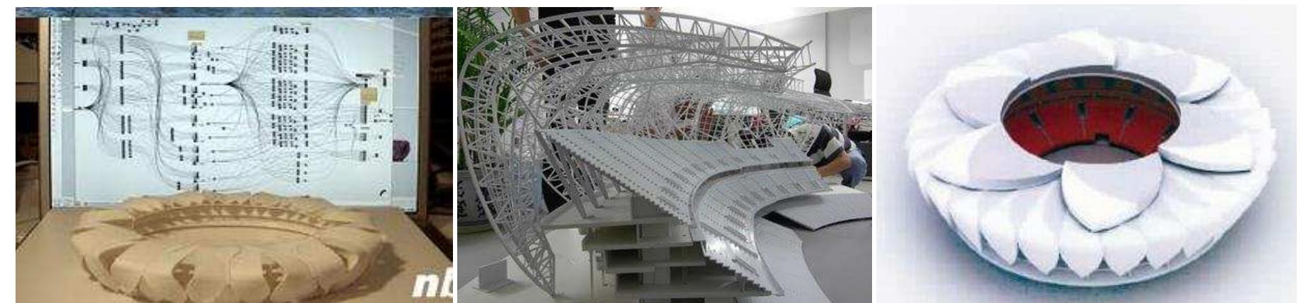 S 34 a, b, & c: physical, structural and digital prototypes