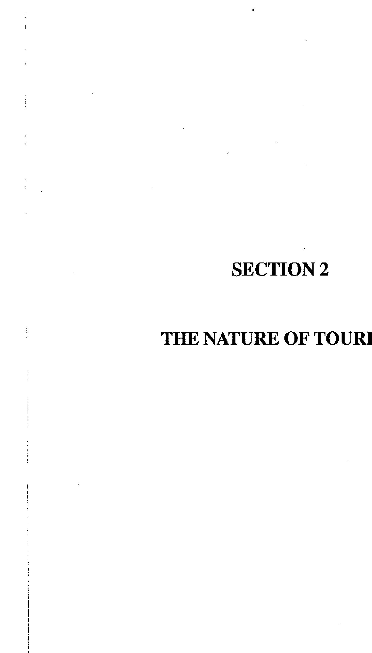 Table 1 - Graburn General theory of tourism 2001