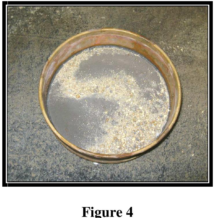 Material retained on the no. 200 (75m) sieve