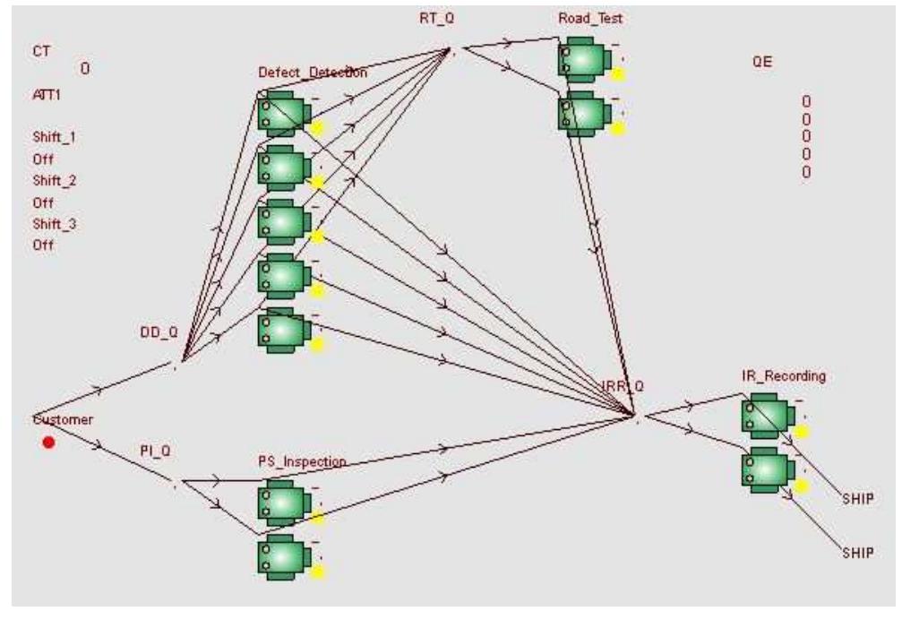 By combining two stations of inspection report recording!