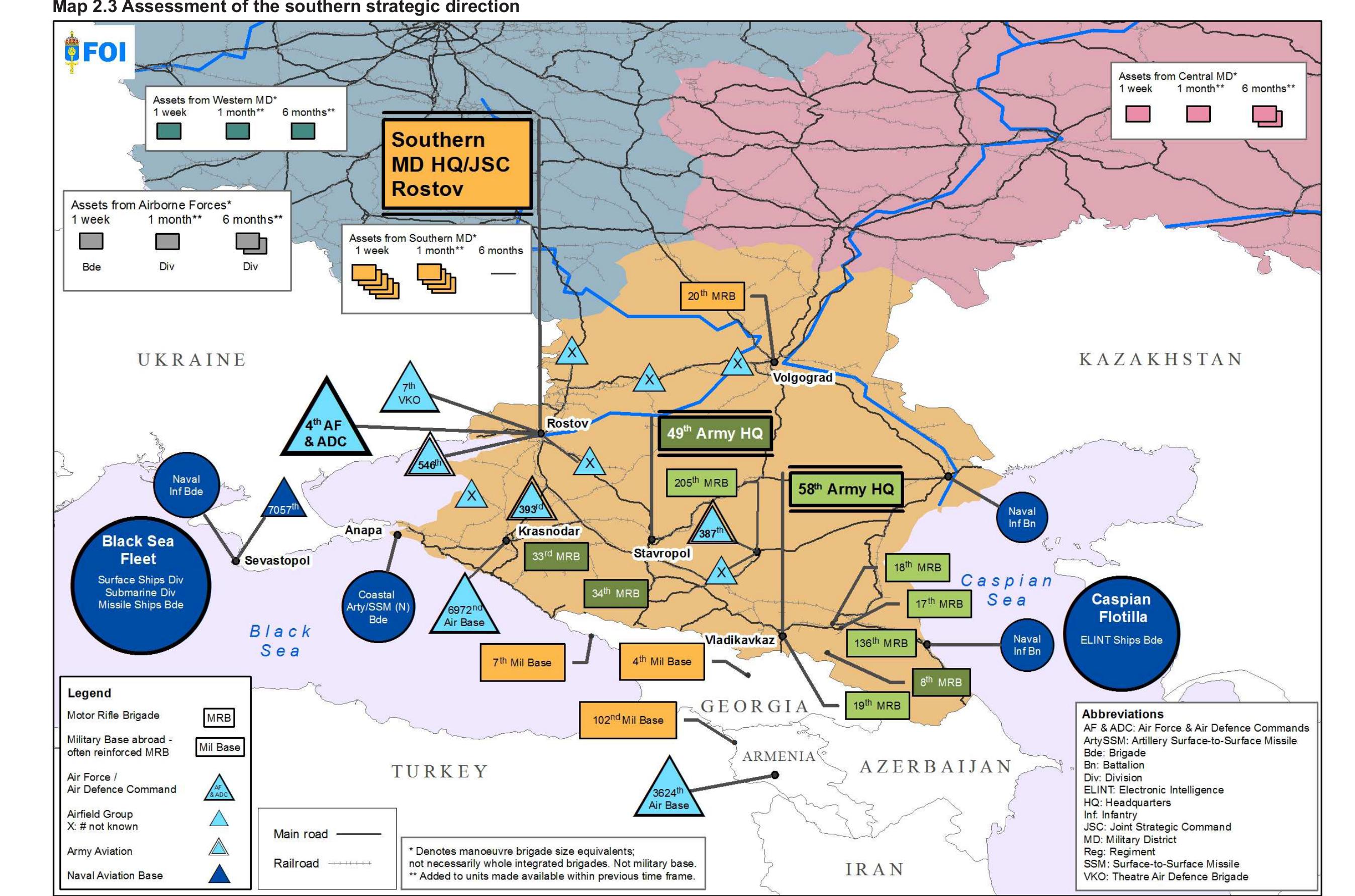 Note: this map illustrates a possible order of battle