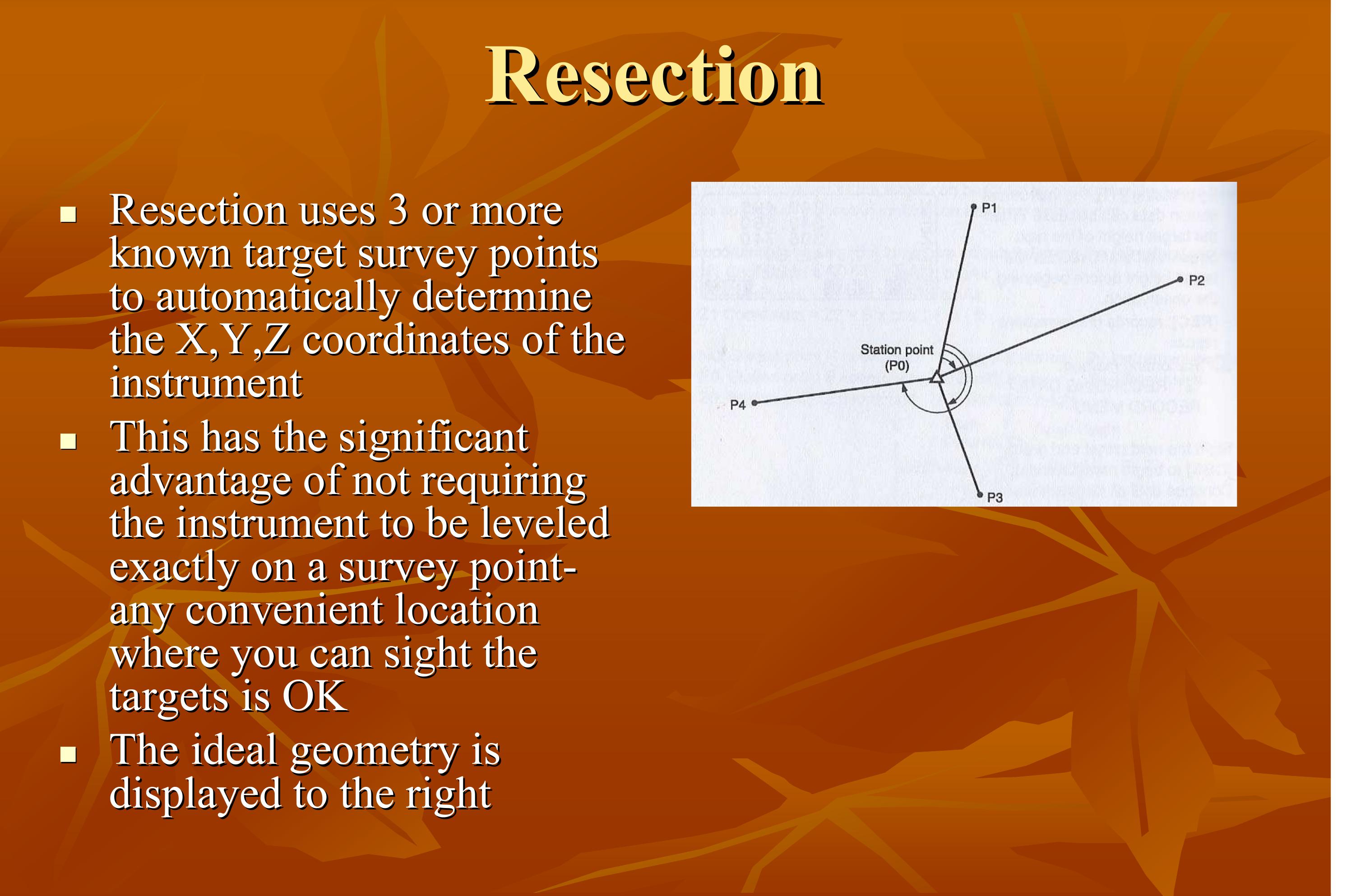 Figure 29 - Total Station Setup and Operation