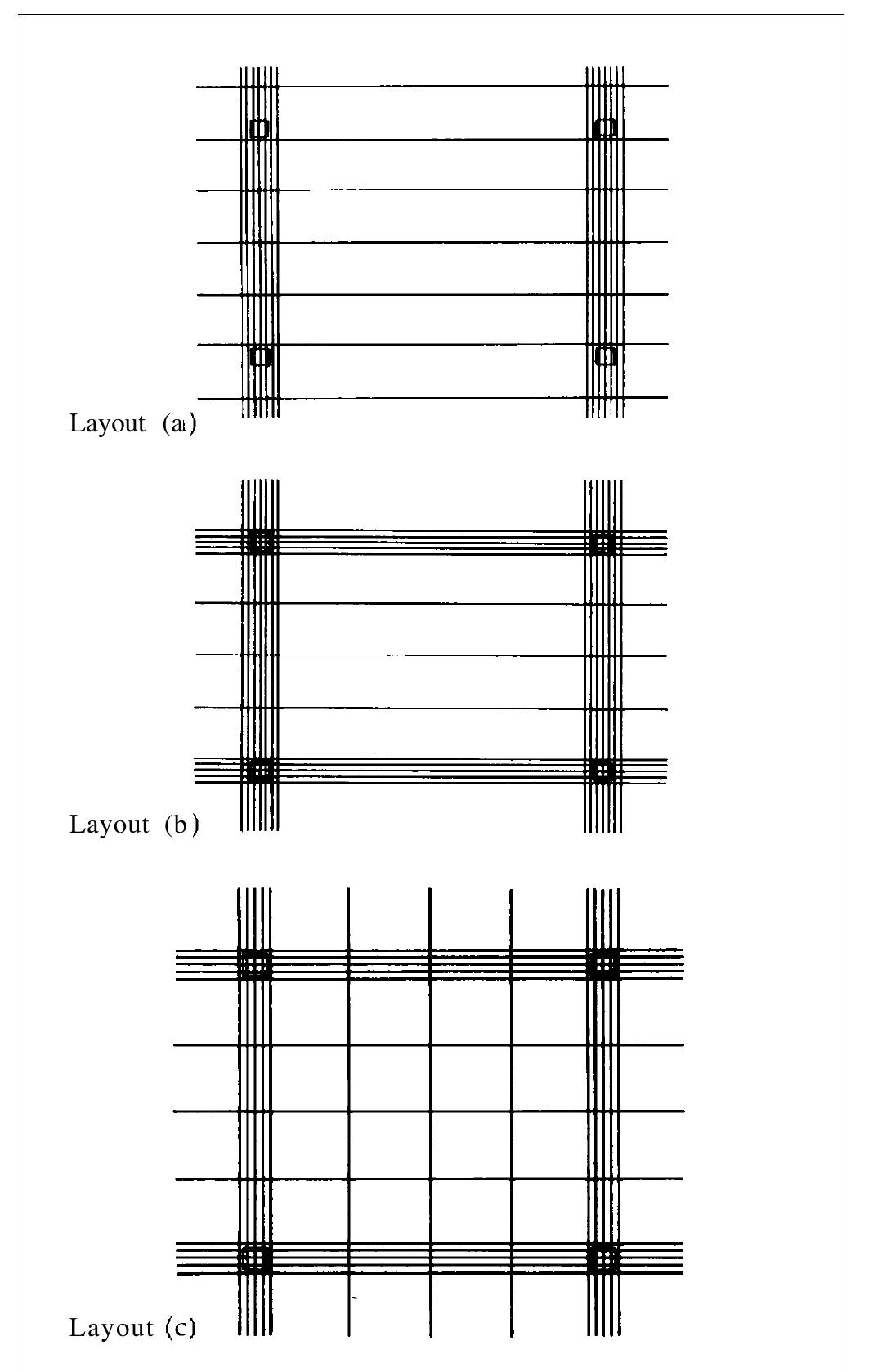 10 common layouts of unbonded tendons in flat slab a