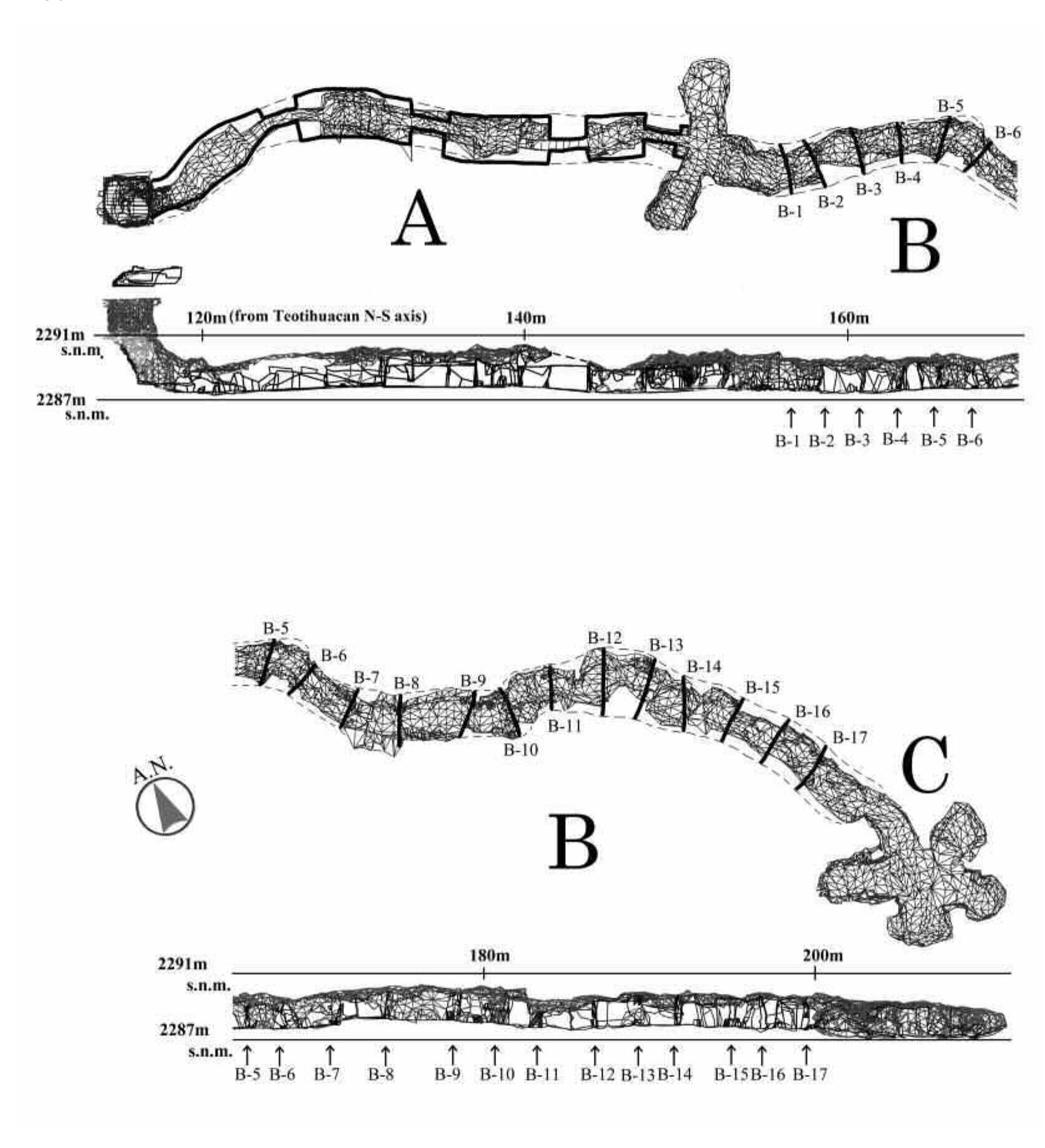 Smooth aplanado (typical teotihuacan cement) fin- ish. the