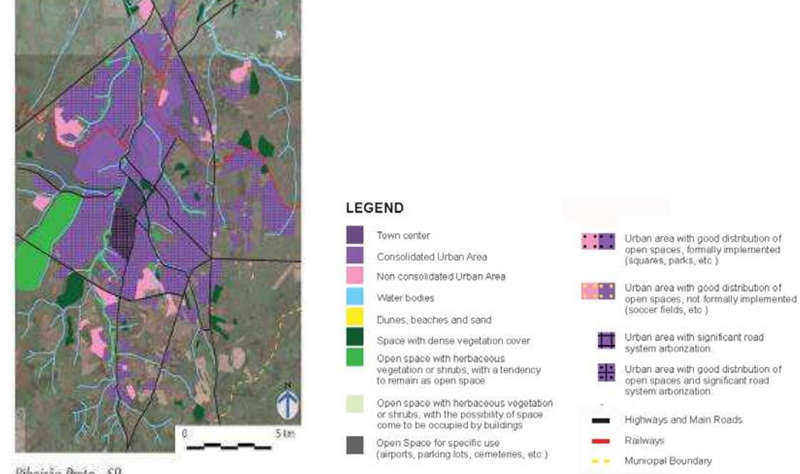 Open space systems for the municipality of ribeirdo preto,