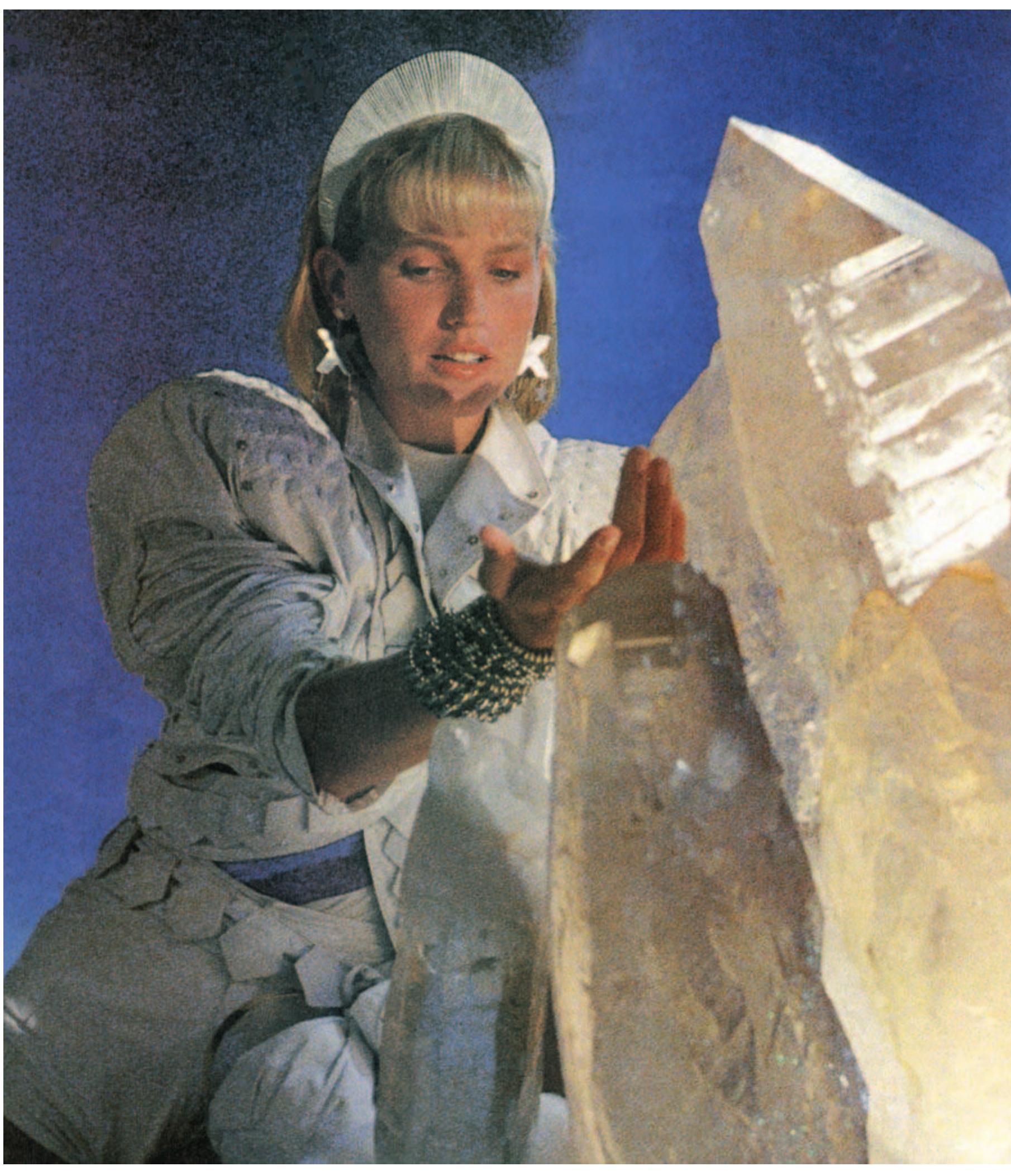 © fig. 47. a giant quartz crystal as a “hero” from a film