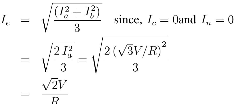 For the original circuit shown in fig. 2.8, the effective