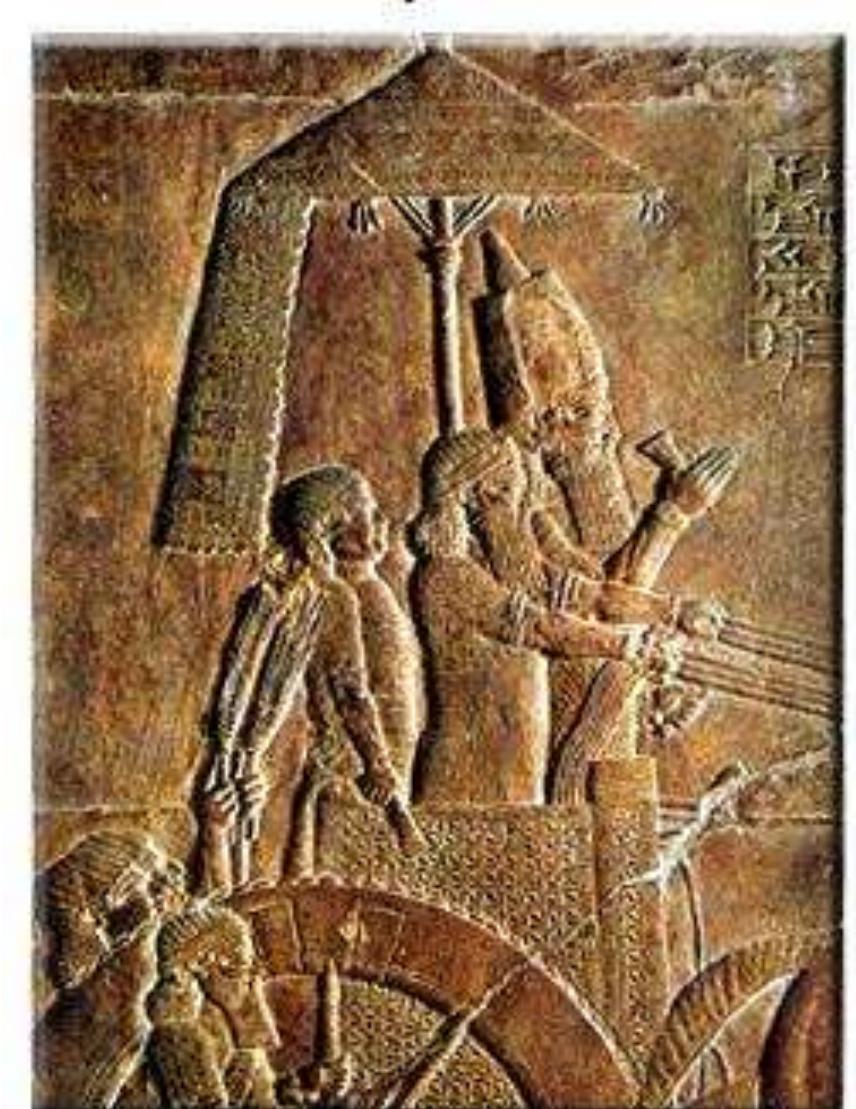 Inscriptions and royal art always depicted kings as the