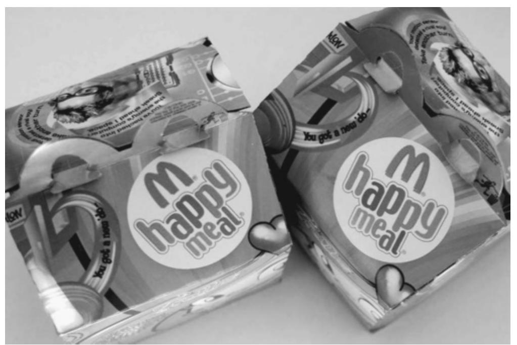 Happy meal containers. © kelly fitzsimmons
