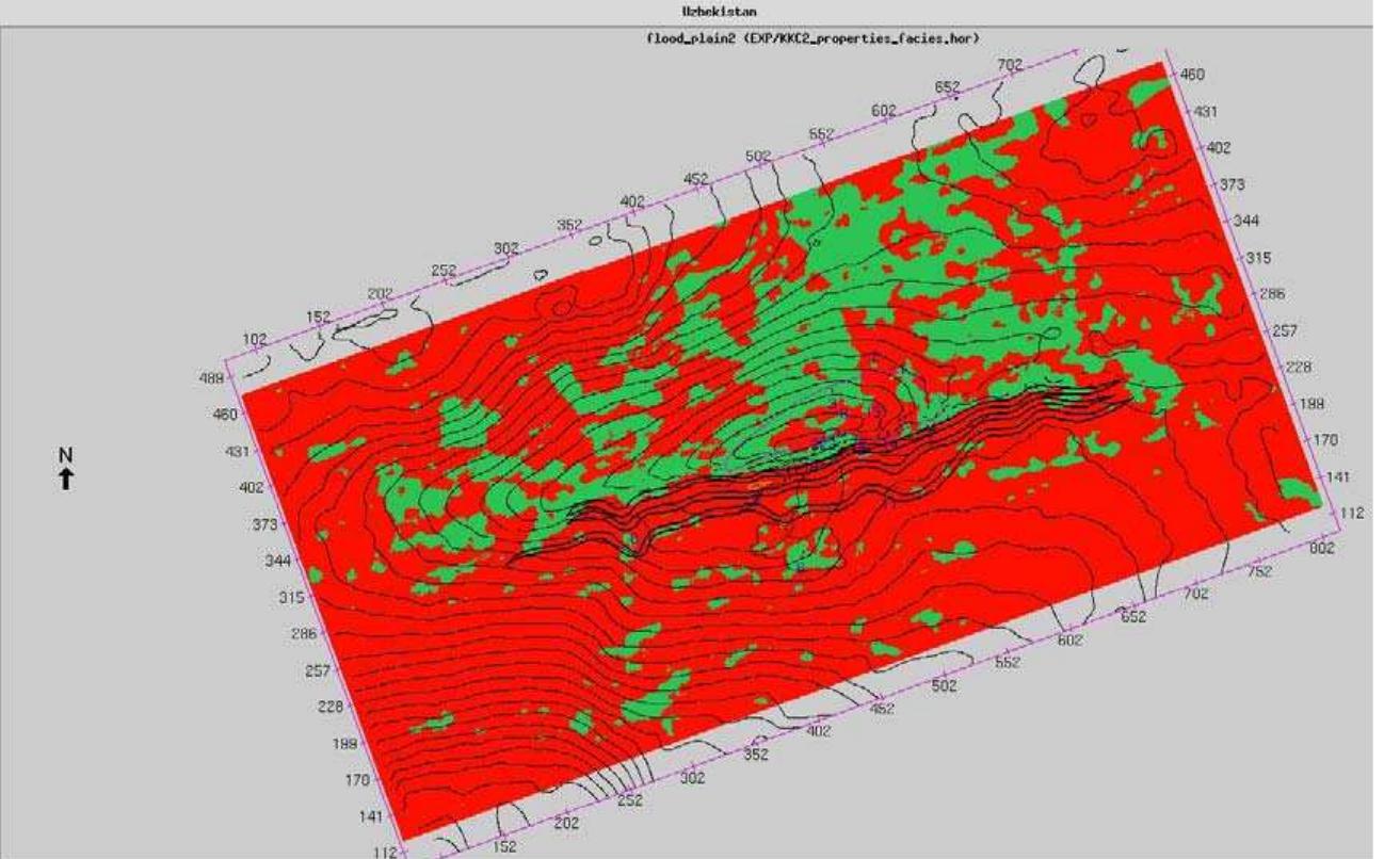 Figure 3 - 48 Seismic Facies Analysis for Fluvial