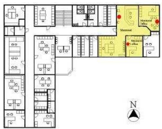 Schematic plan of offices in kcr fig. 2. schematic plan of