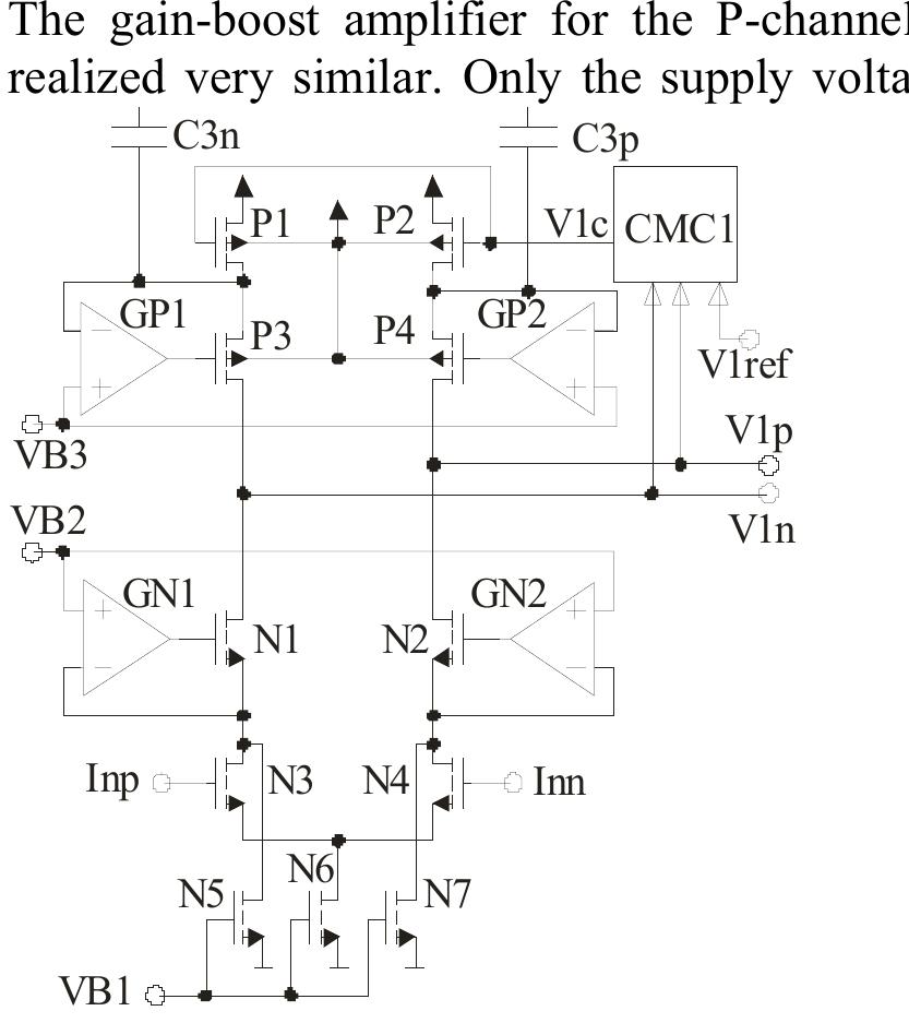 The types of the transistors (nmos - pmos) are exchanged.
