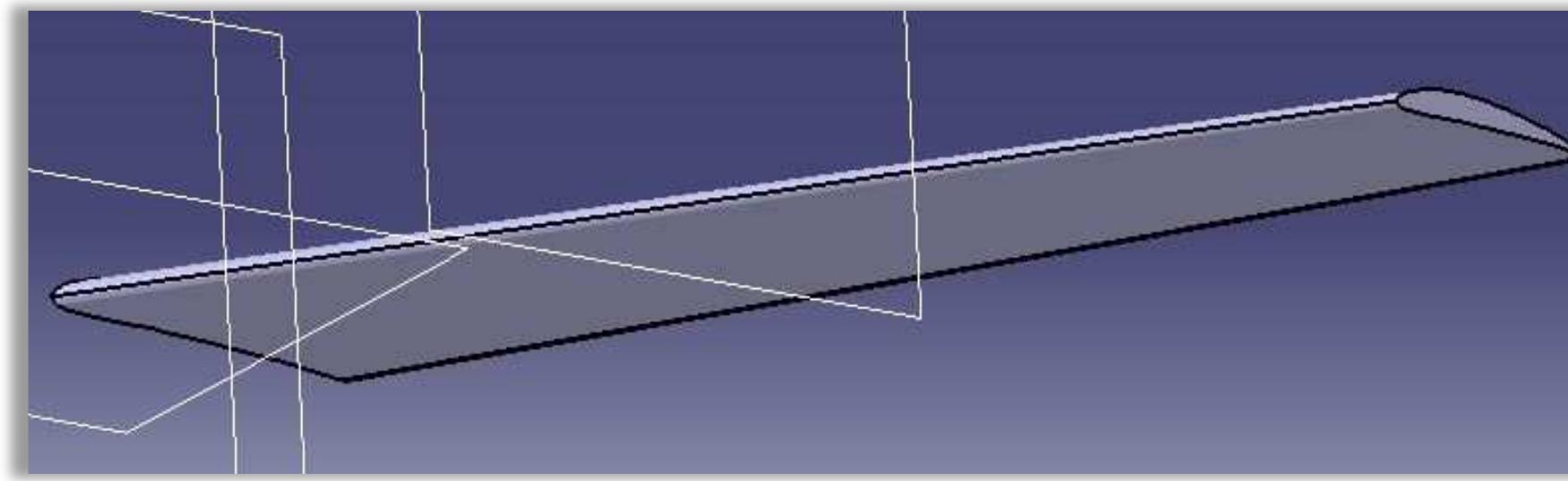 -5 wing model without block model for ansys ansys which was