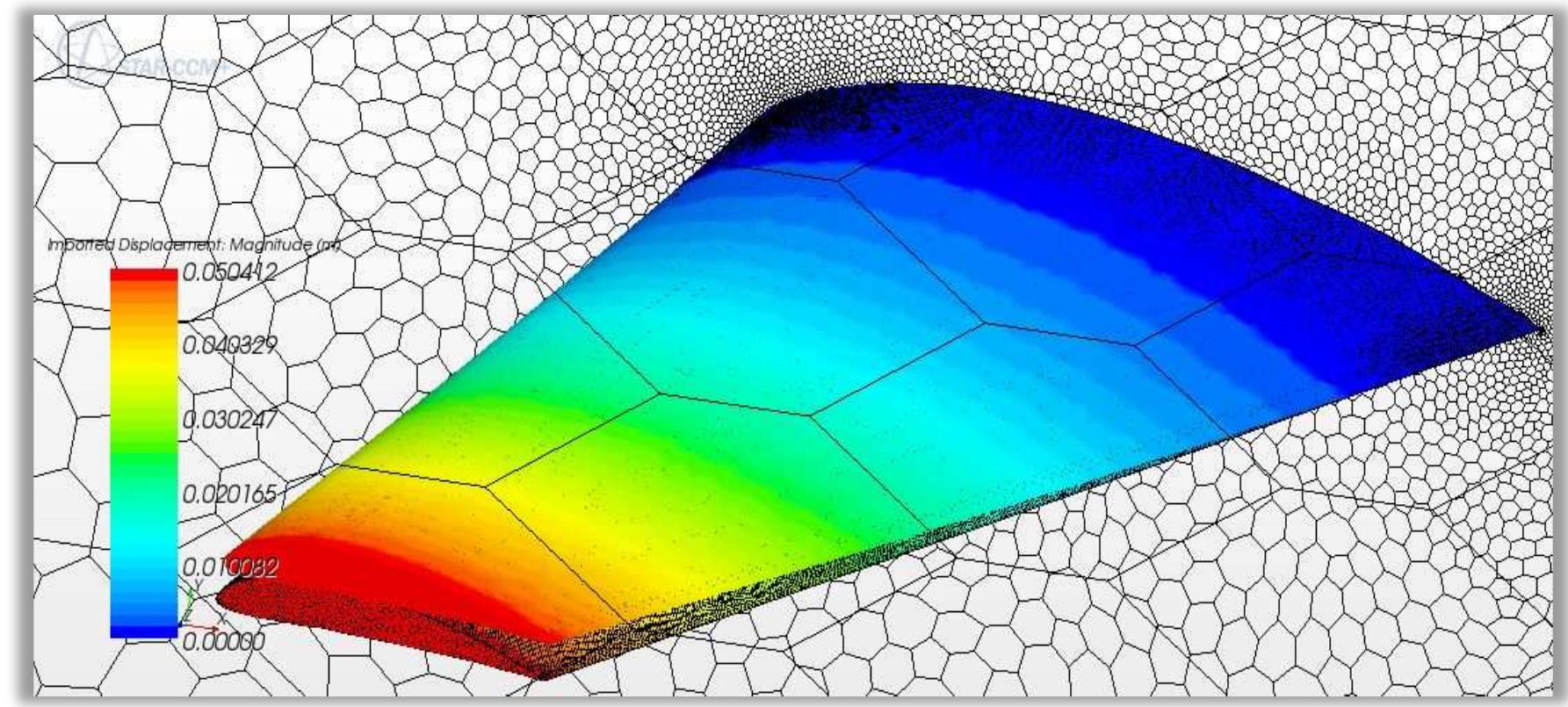 -12 view of deformed wing through transparent block mesh