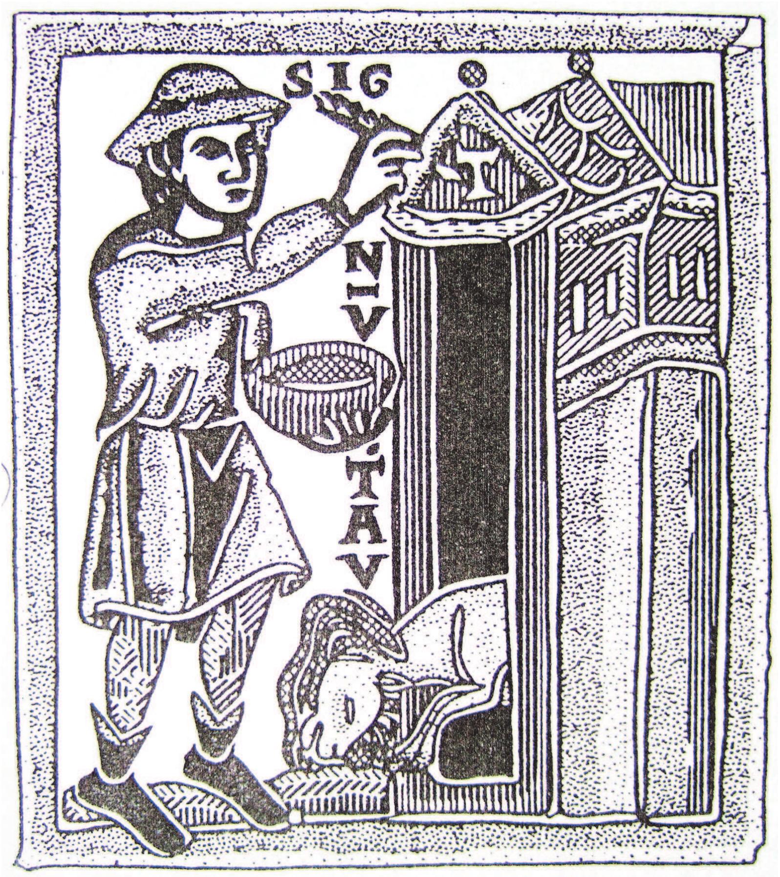 Figure 30 - Apotropaic Symbols on Cast-Iron Firebacks