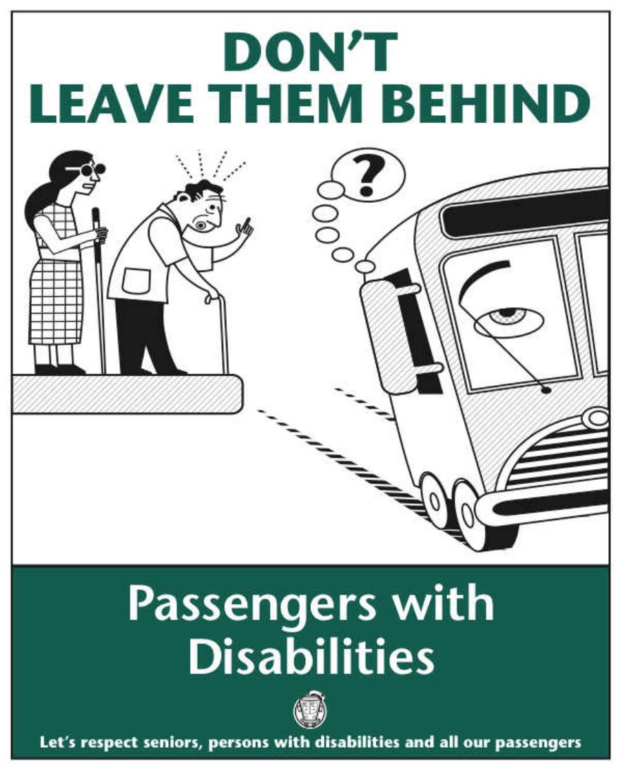 13 poster to reinforce safe and accessible driving source: