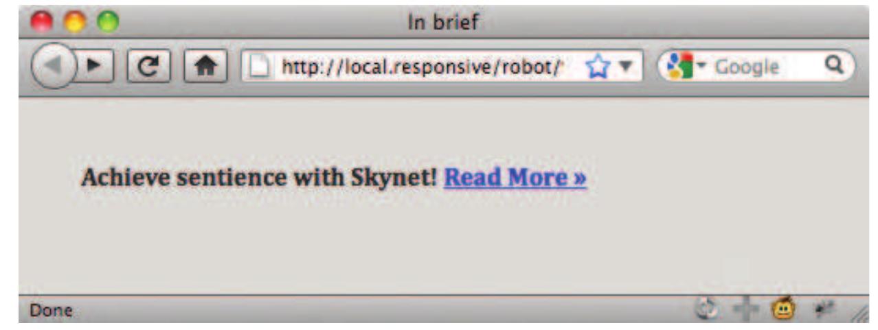 6: with one simple css rule, we can set some high-level