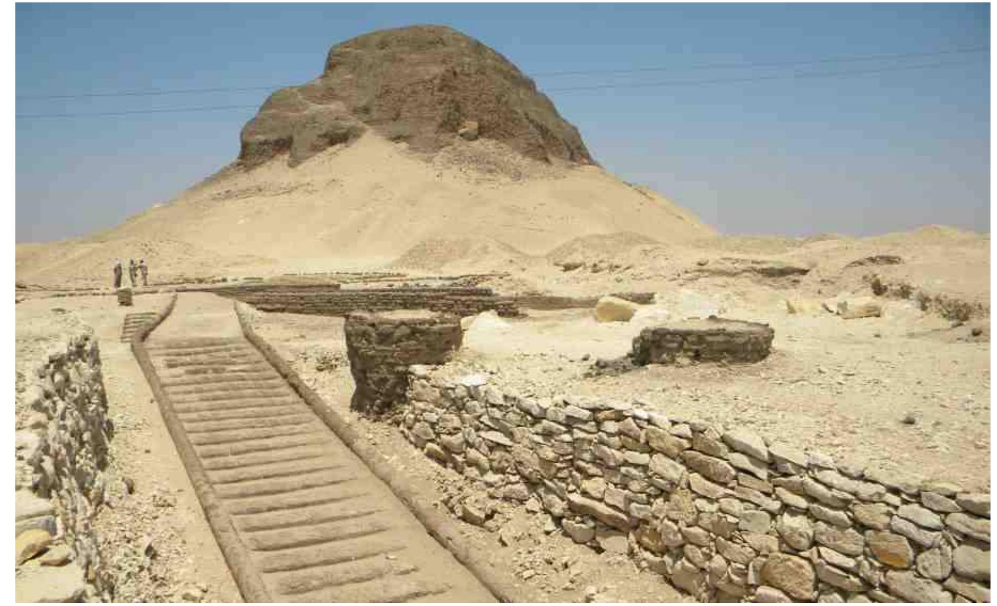 The pyramid at el-lahun, view from the east (photograph by
