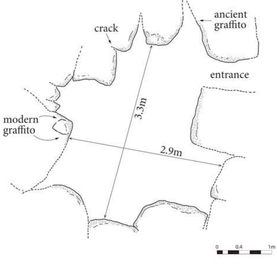 Ig.7. a line-drawing plan of khufu’s cave produced from the