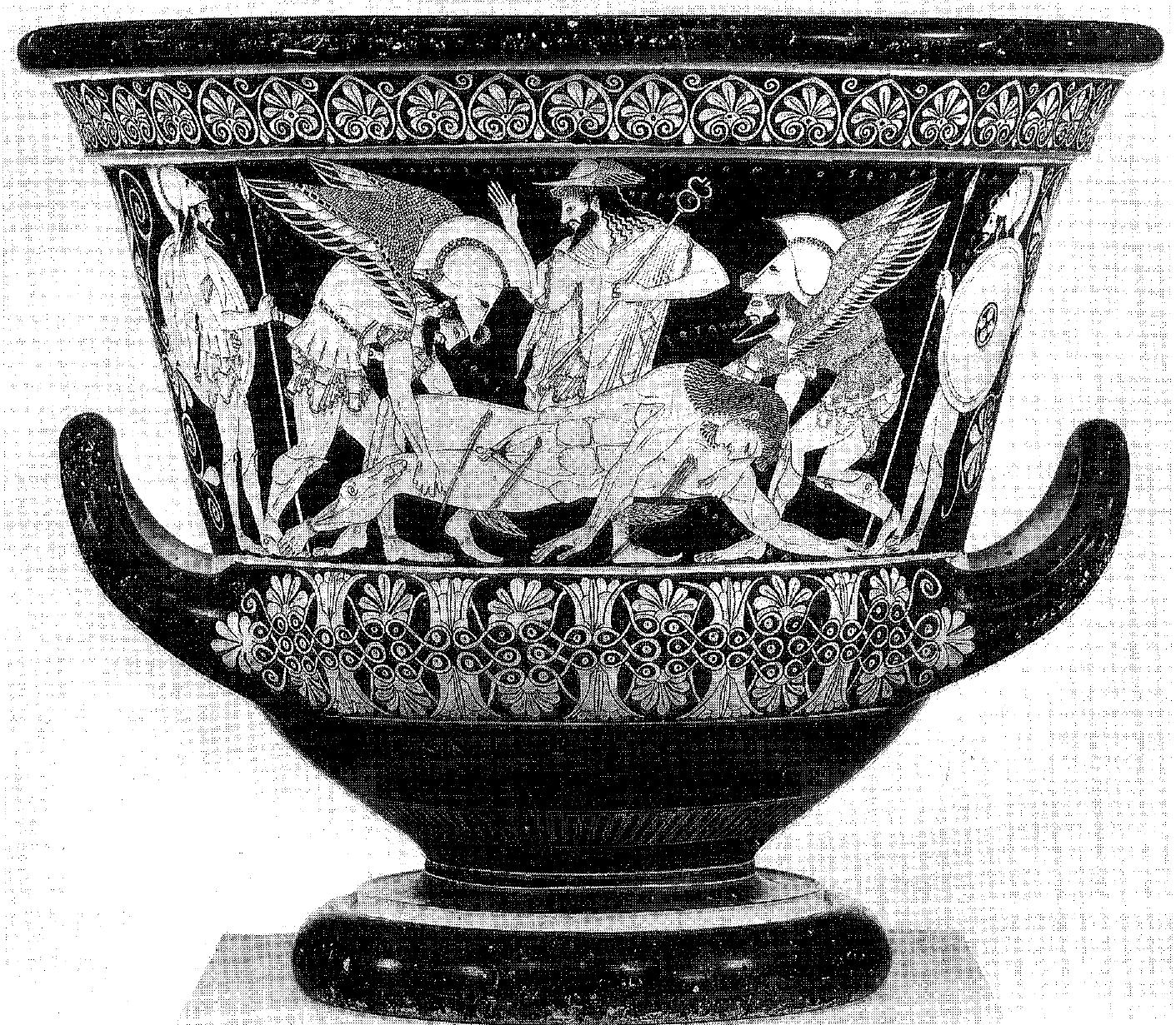 44. red-figure calyx krater by euphronios, ca. 515-510. side