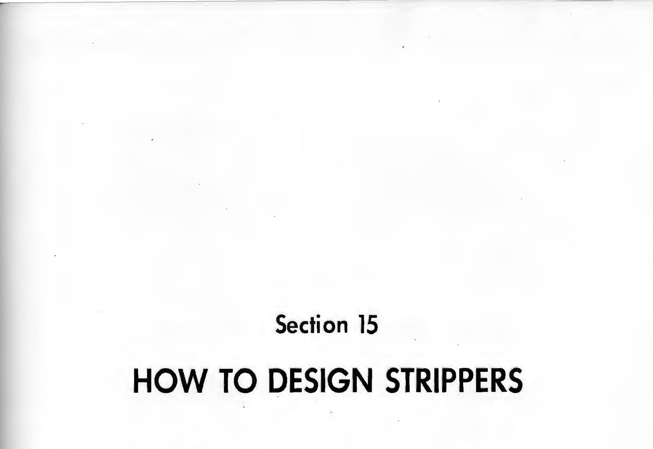 Stripper plates remove the material strip from around