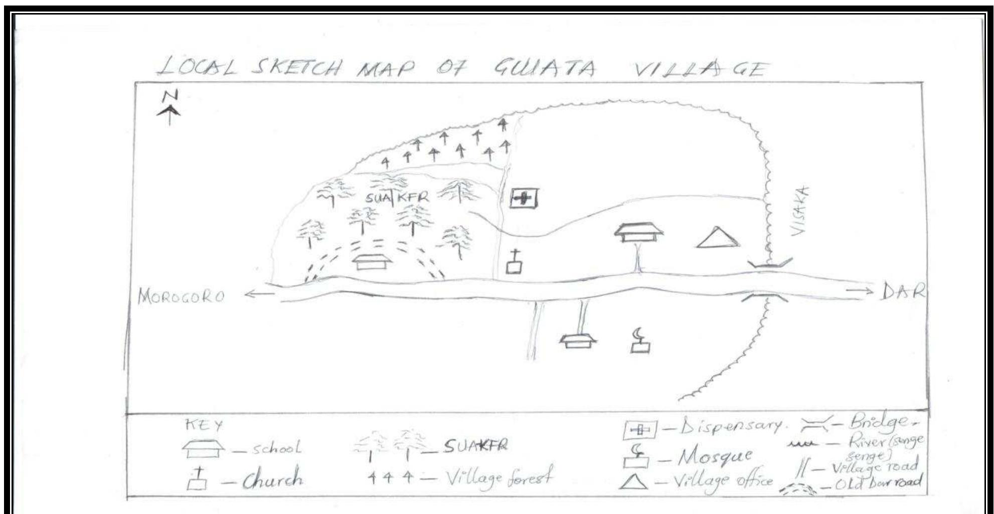 Appendix 2: sketch map of gwata village