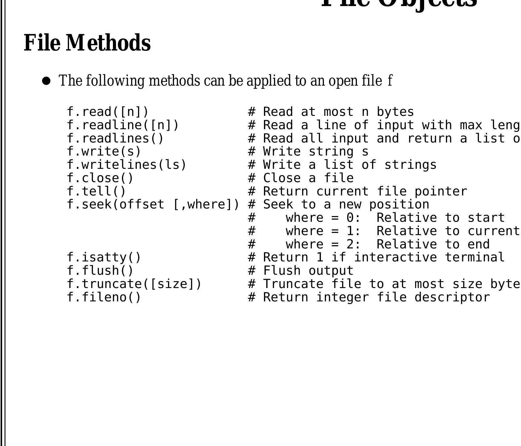 Figure 10 - Advanced Python Programming