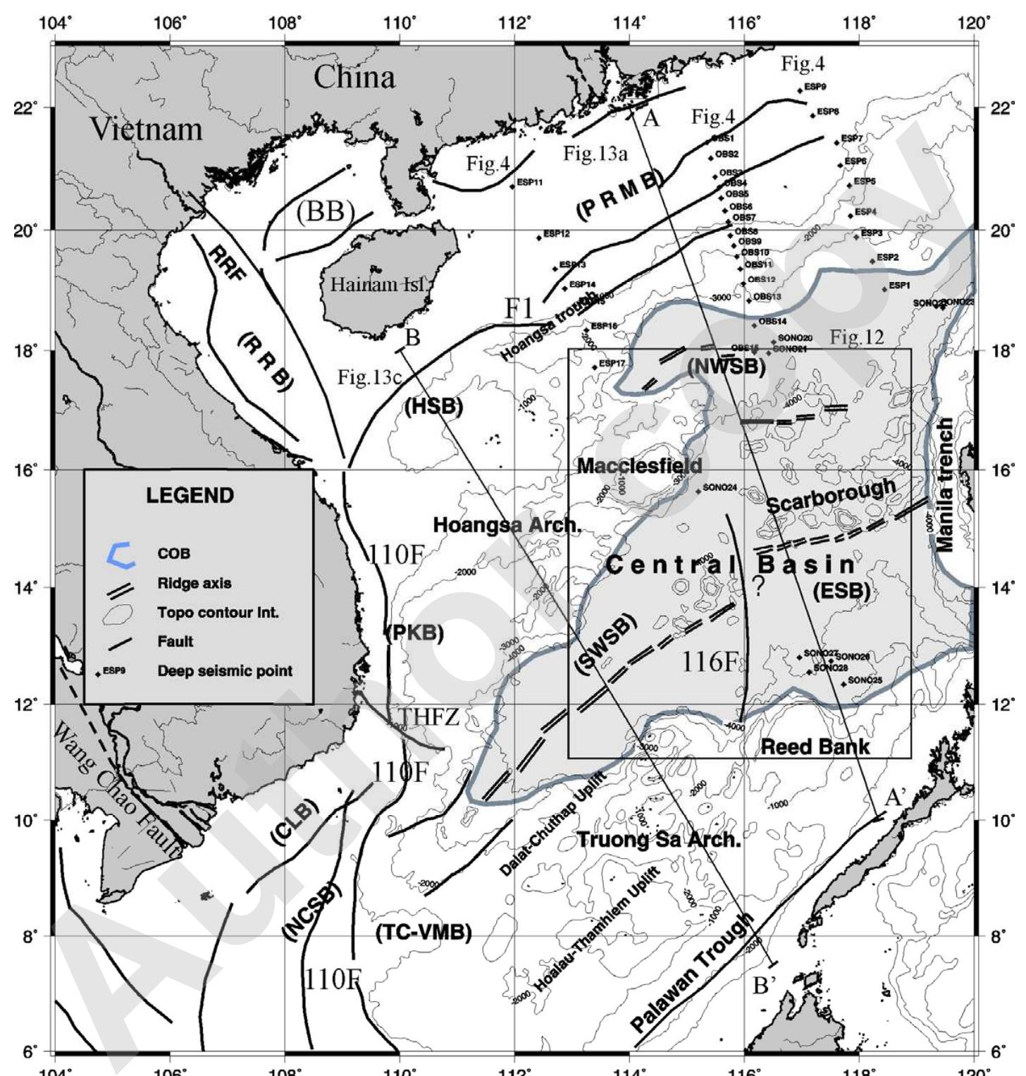 Location map and major tectonic features of the study