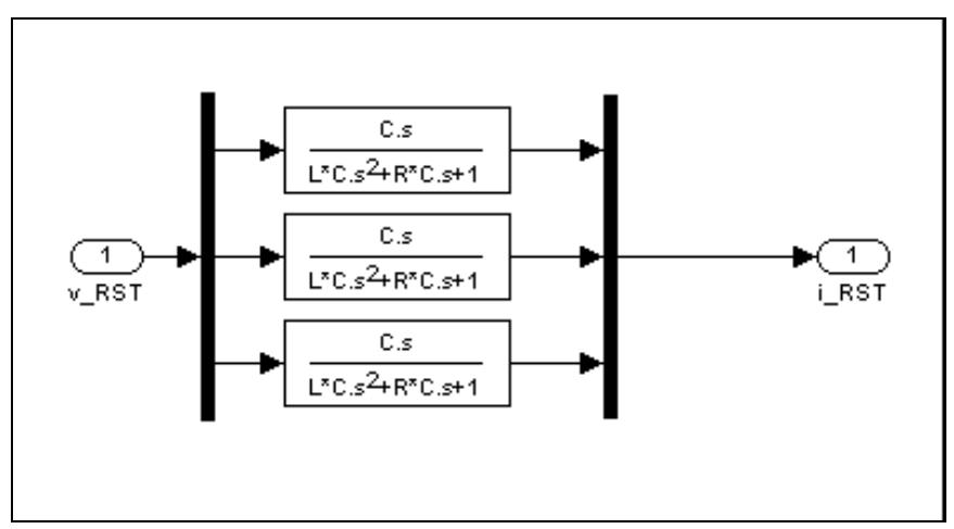 74. simulink model of a capacitor bank with n parallel