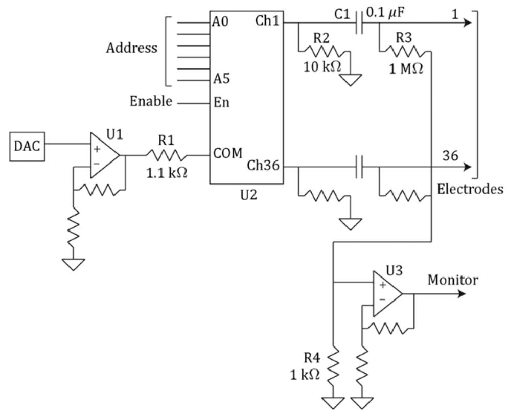 The tdu output circuit (one block shown) contains circuitry