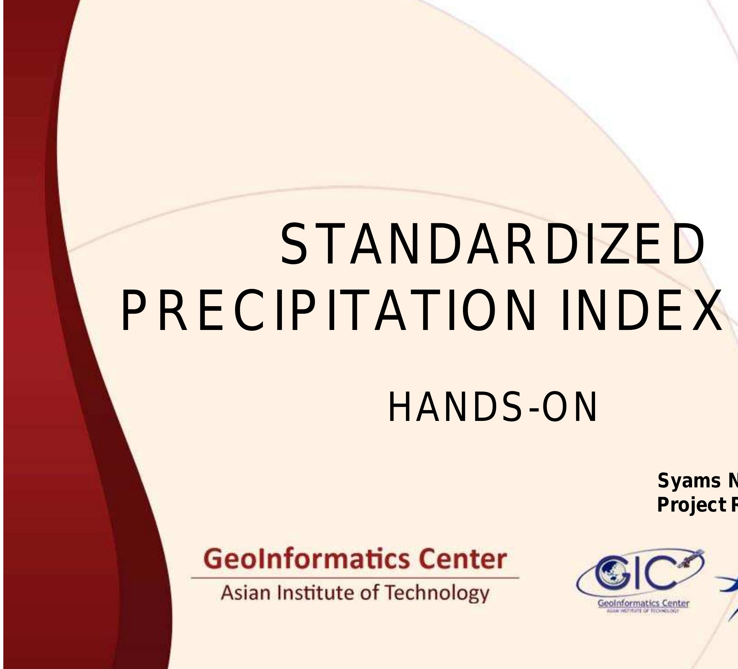 Figure 1 Standardized Precipitation Index Spi Hands On