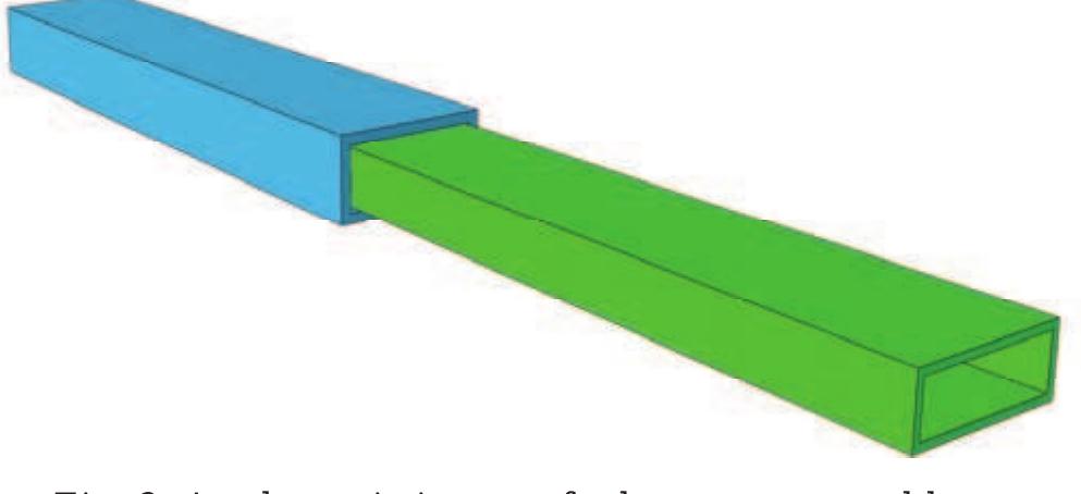 Stiffness of the whole structure (fig. 2). the rear,